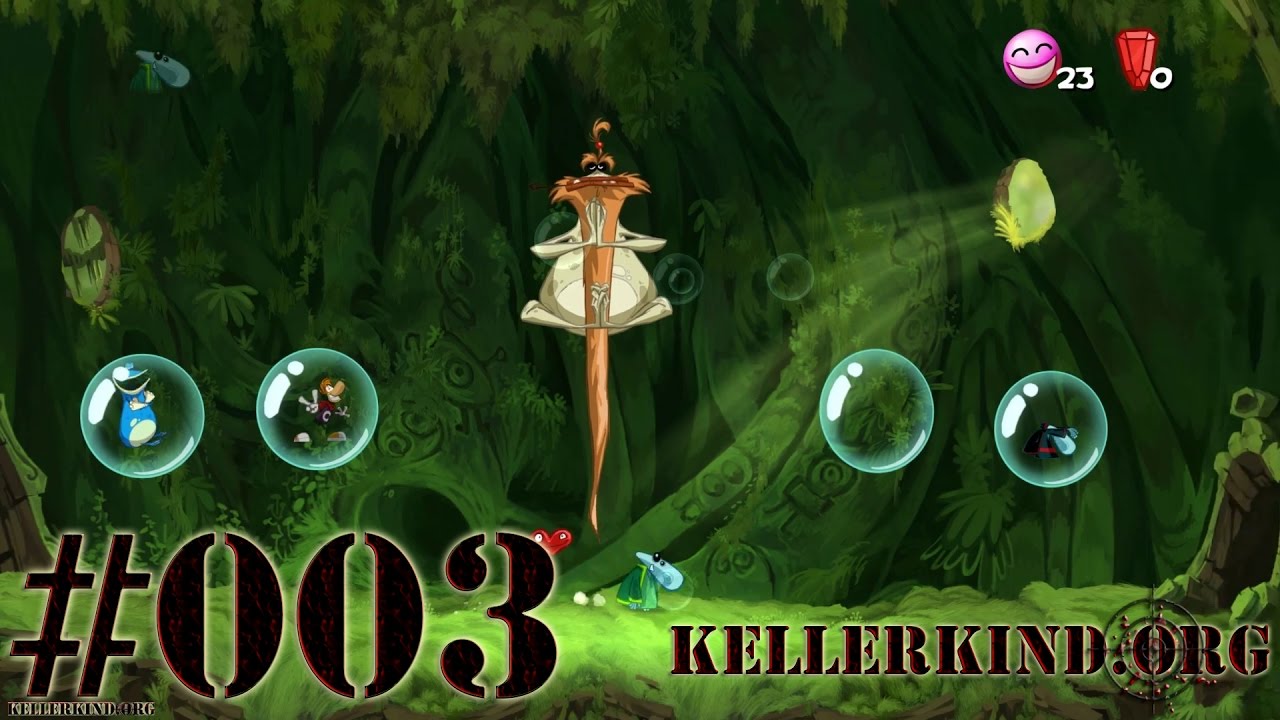 Rayman Origins #003 - Mit Kleinling auf Achse » Kellerkind.org